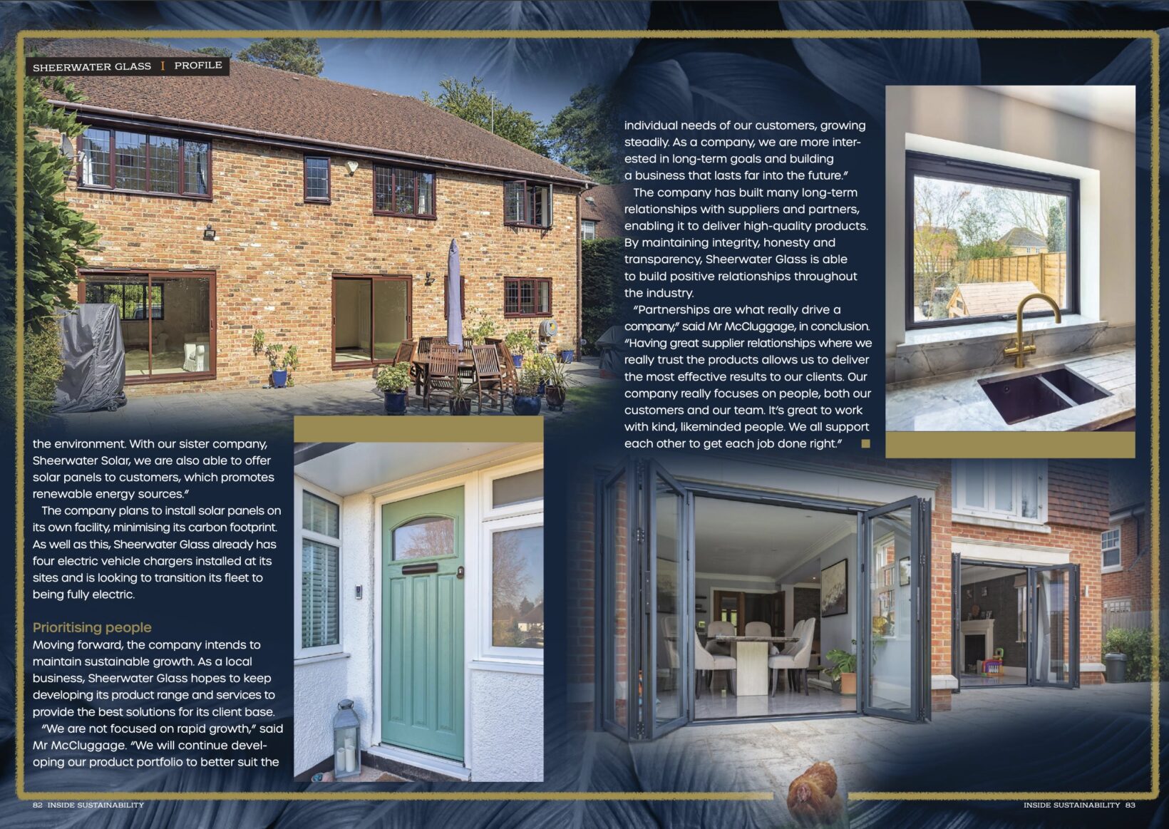 Our Feature in Inside Sustainability Magazine - Sheerwater Glass